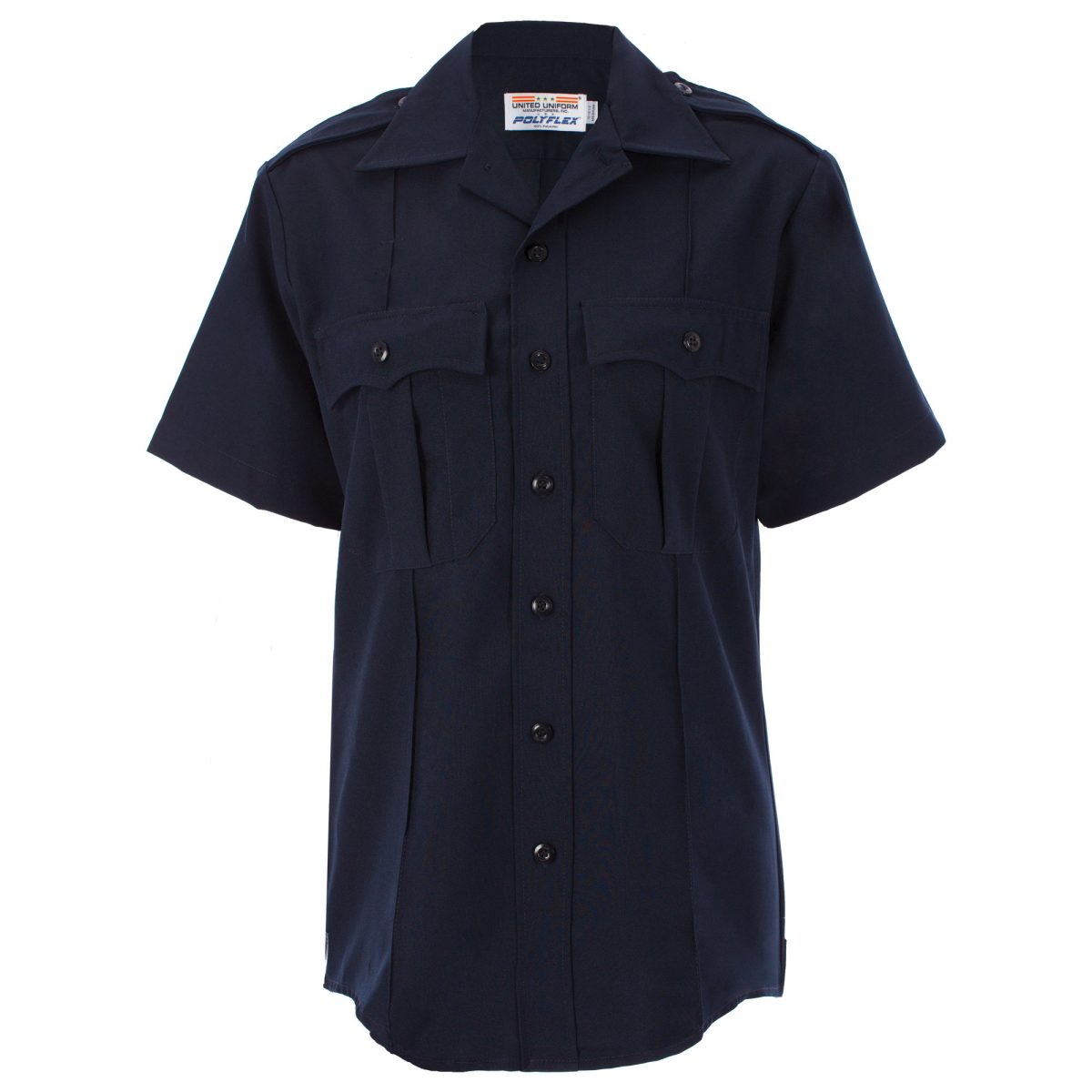 United Uniform Mfr. UM11801 Polyflex Short Sleeve Shirt (100% Premium ...