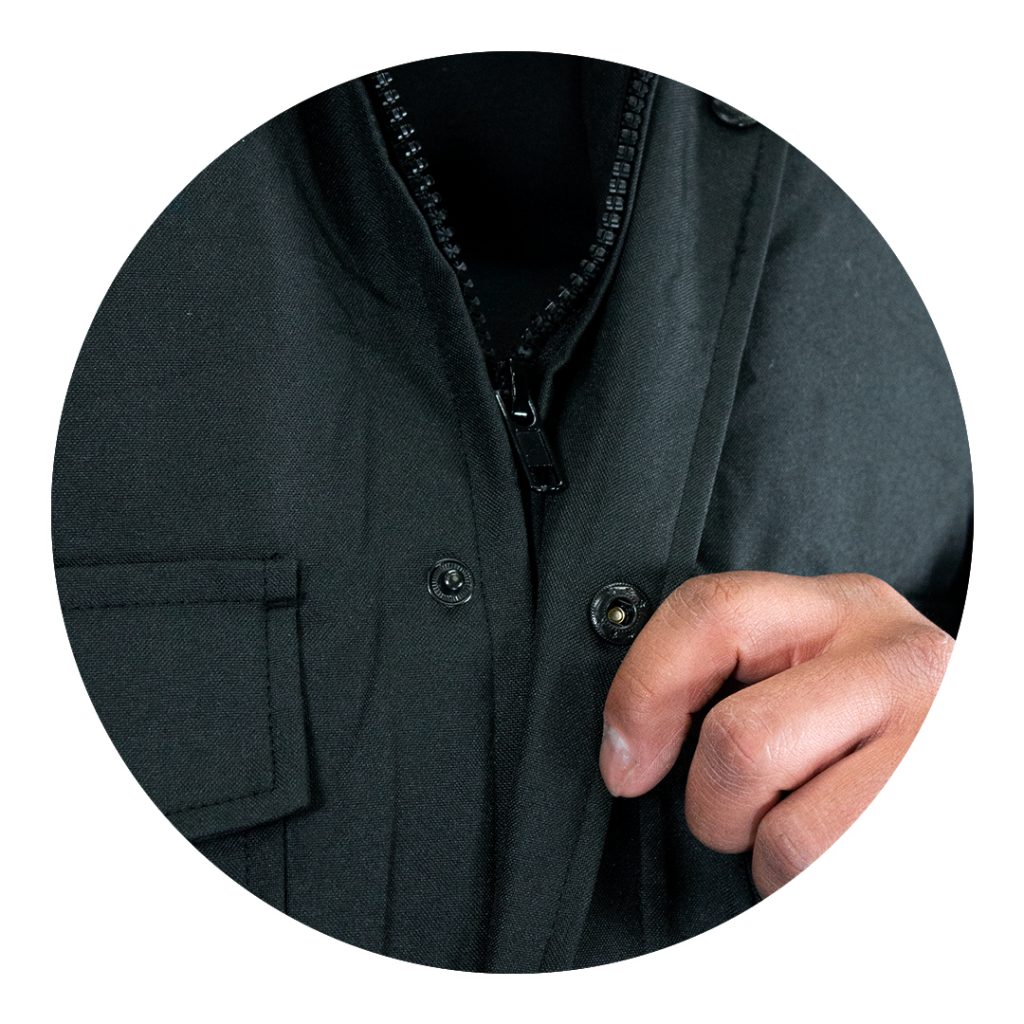 Tact Squad 1009 Snap Front Duty Jacket with Hidden Zipper – Tactsquad