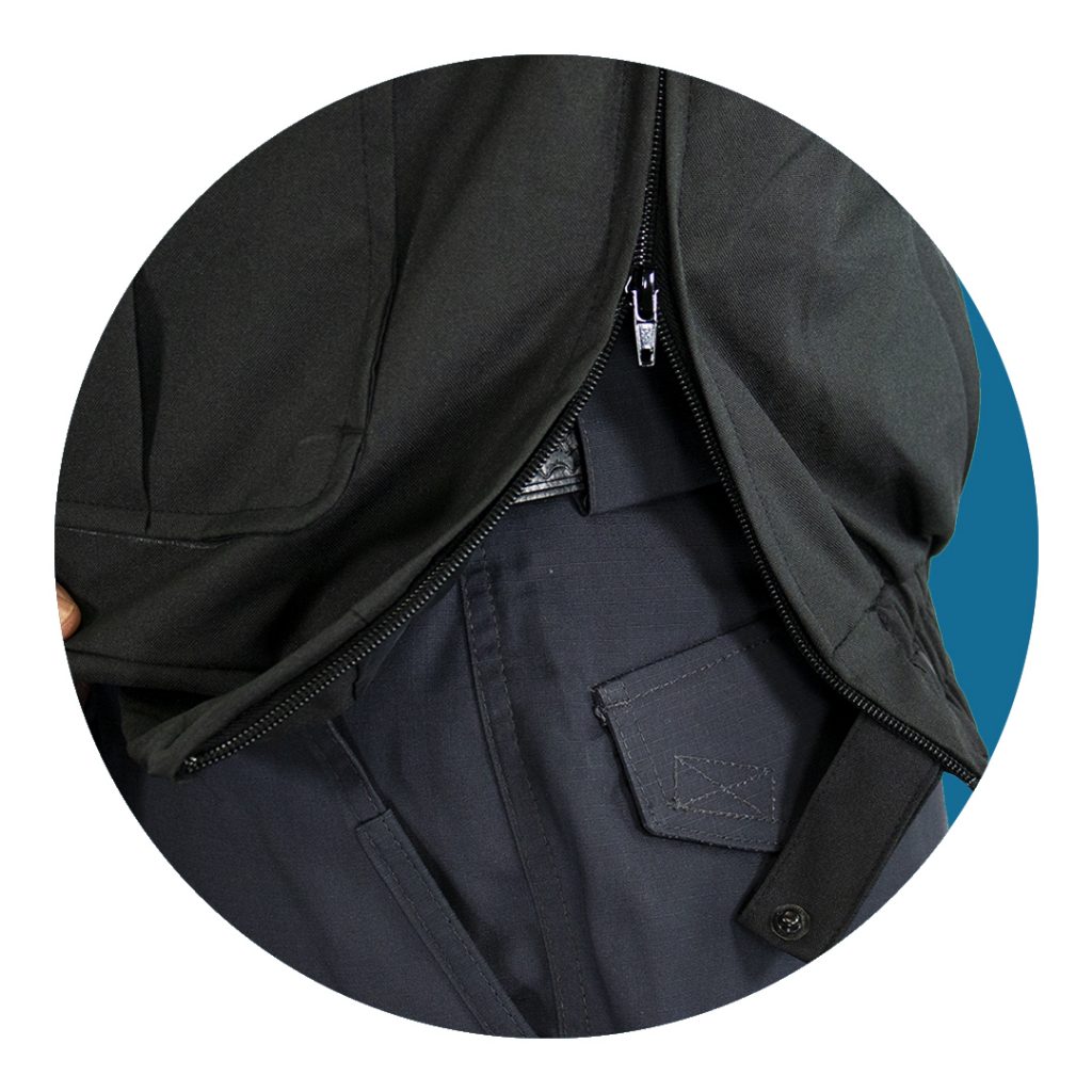 Tact Squad 1009 Snap Front Duty Jacket with Hidden Zipper – Tactsquad